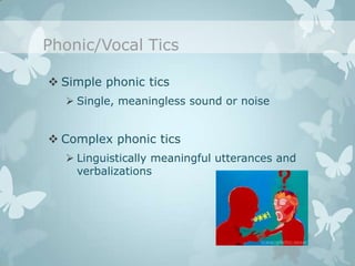 Tourette syndrome presentation psychopathology a | PPTX | Brain and ...
