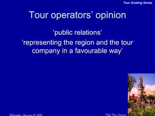 Tour Guiding | PPT