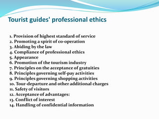 Tour guide | PPTX