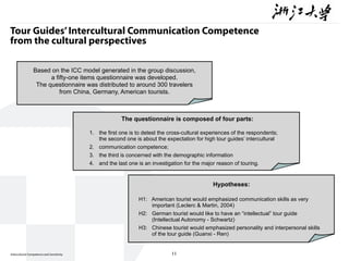 Tour Guide Intercultural Communication Competence | PDF