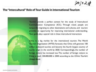 Tour Guide Intercultural Communication Competence | PDF