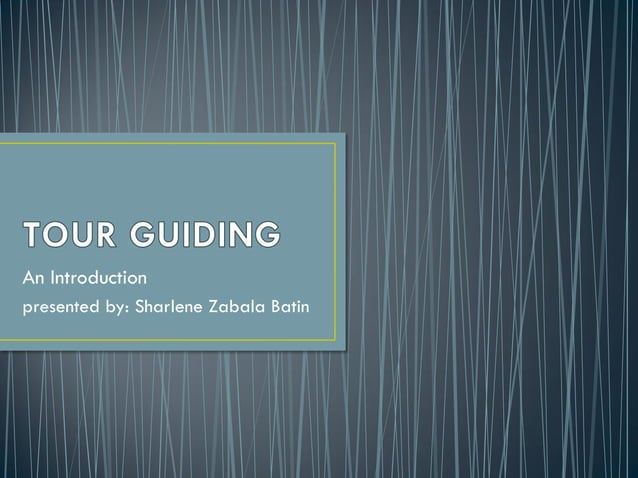 Tour Guiding | PDF | Rail Travel | Travel Type