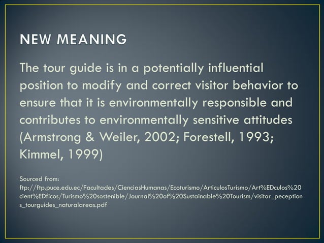 Tour Guiding | PDF | Rail Travel | Travel Type