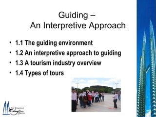 Tour guiding Skills | PPT