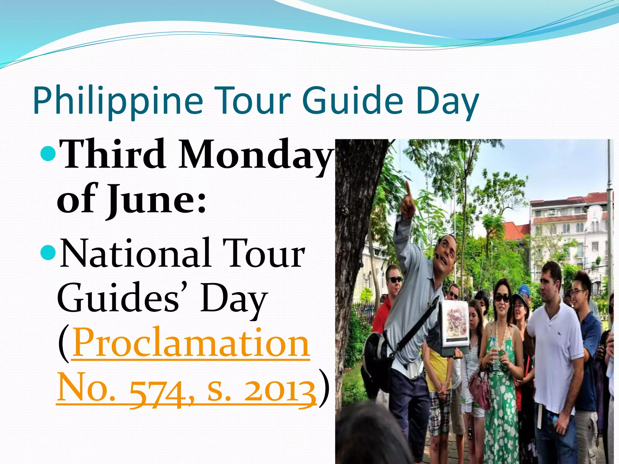 Tour Guiding History & Philippine Tour Guide | PPTX