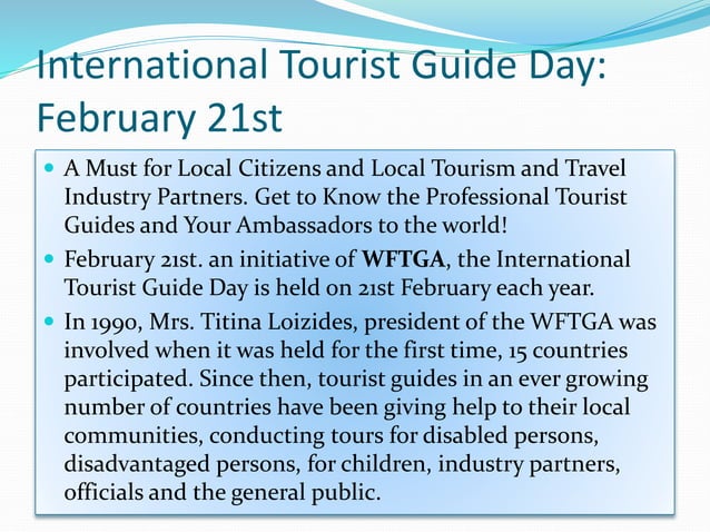 Tour Guiding History & Philippine Tour Guide | PPTX | Business Travel ...