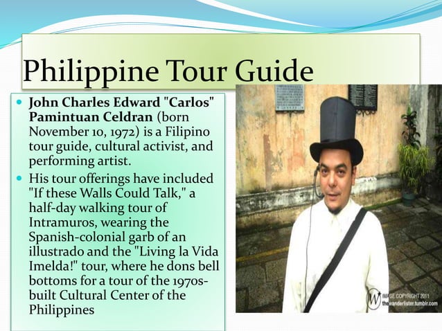 Tour Guiding History & Philippine Tour Guide | PPTX | Business Travel ...