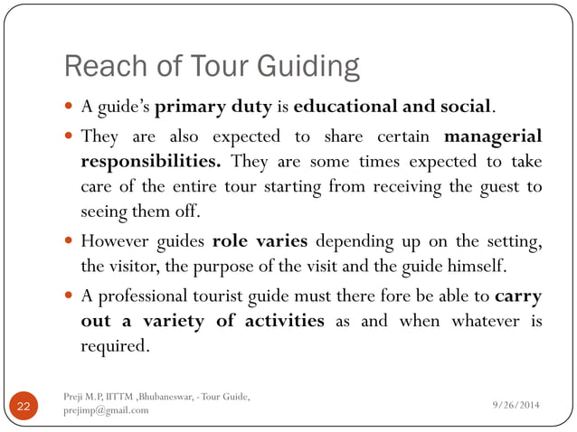 An Introduction to Tour Guiding, Pdf | PDF | Travel Preparation and ...