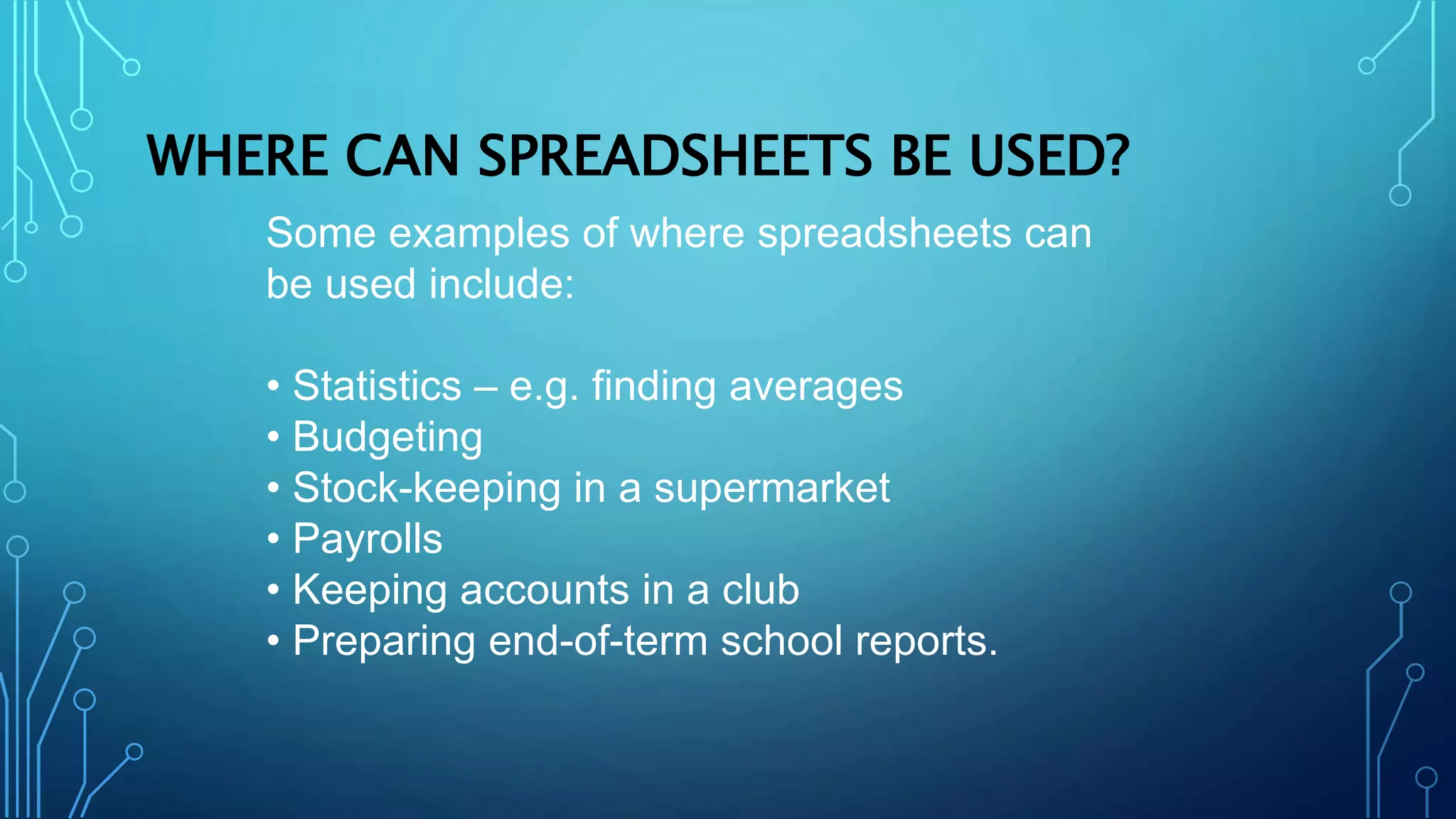 Touring excel using terminologies | PPT