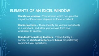 Touring excel using terminologies | PPT