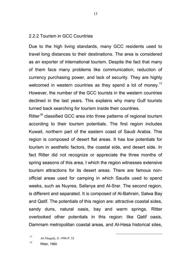 Tourisem accomodation talal al harigi | PDF