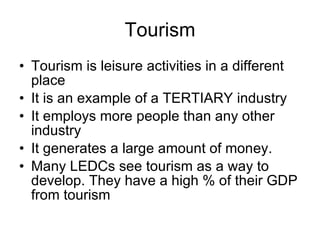 Tourism 1 - Introduction | PPT