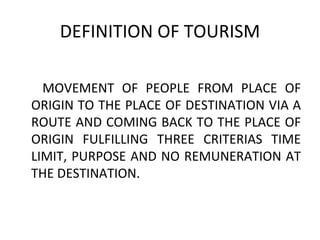 Tourism | PPT
