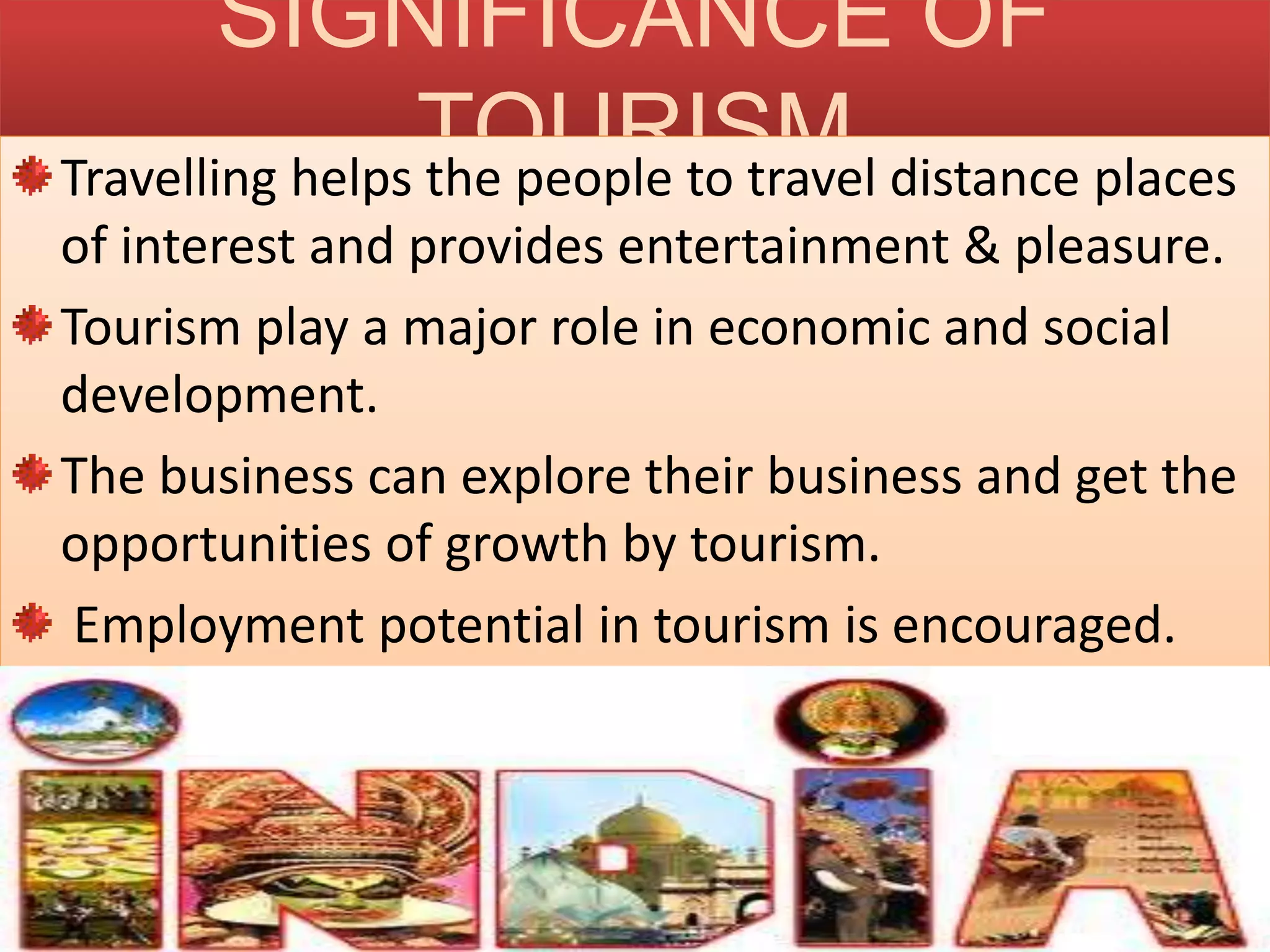 Tourism feature,significance and marketing mix | PPT