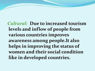 Impacts Of Tourism | PPTX