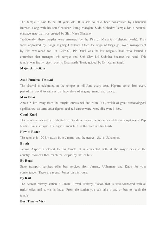 Tourism | DOCX | Sikhism | Religion & Spirituality