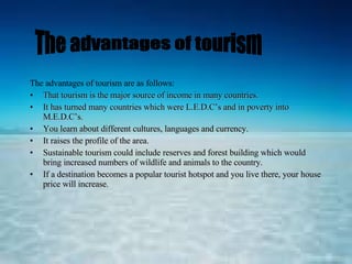 Tourism Assessment Example - Level 5 | PPT