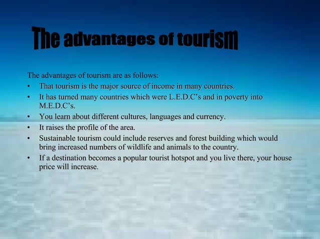 Tourism Assessment Example - Level 5 | PPT