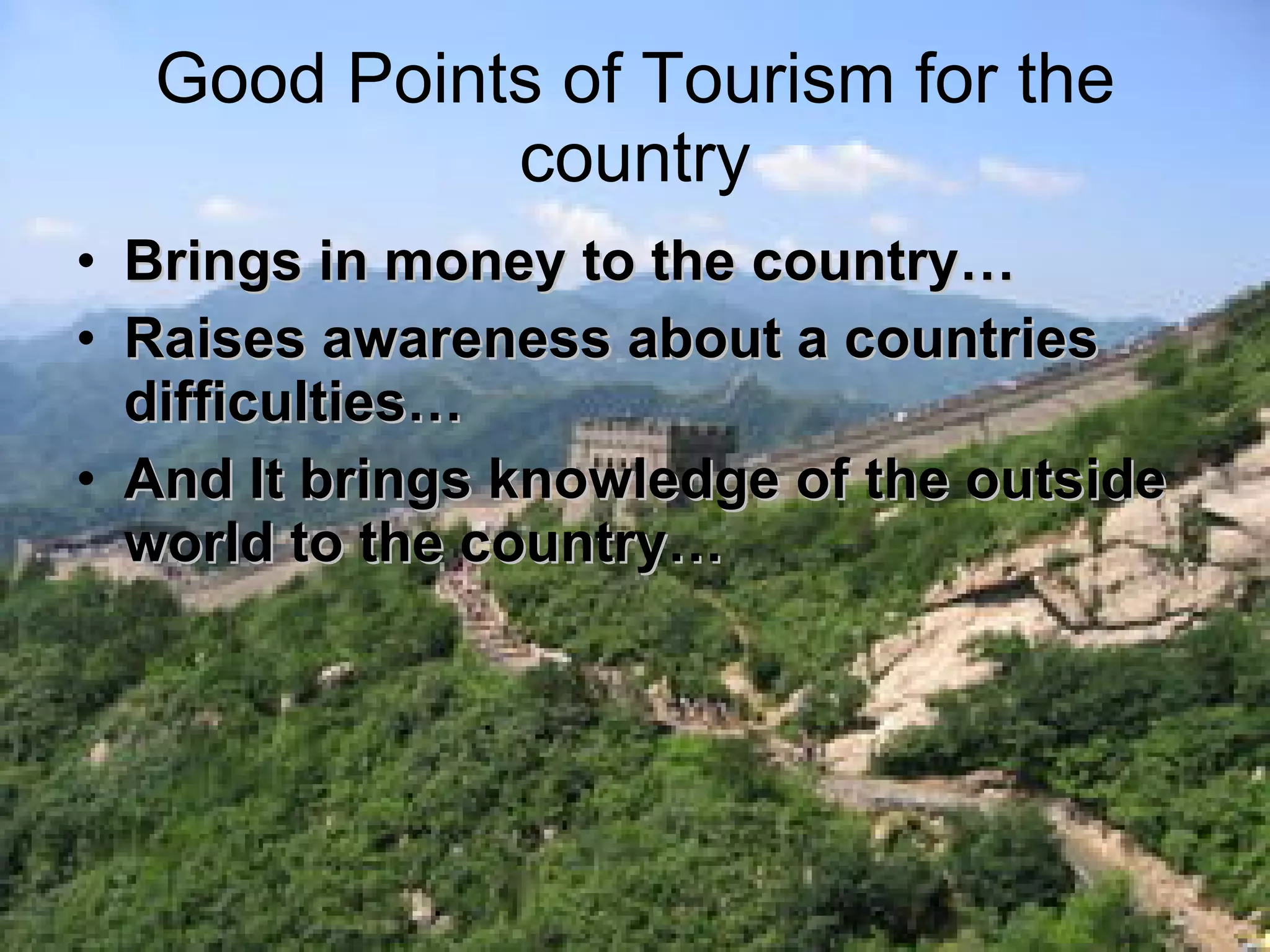 Tourism Assessment Example - Level 5+ | PPT