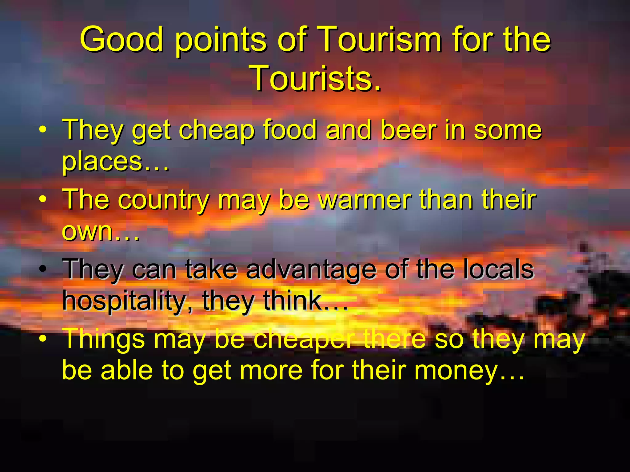 Tourism Assessment Example - Level 5+ | PPT