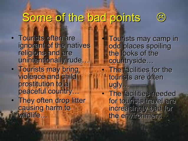 Tourism Assessment Example - Level 5+ | PPT