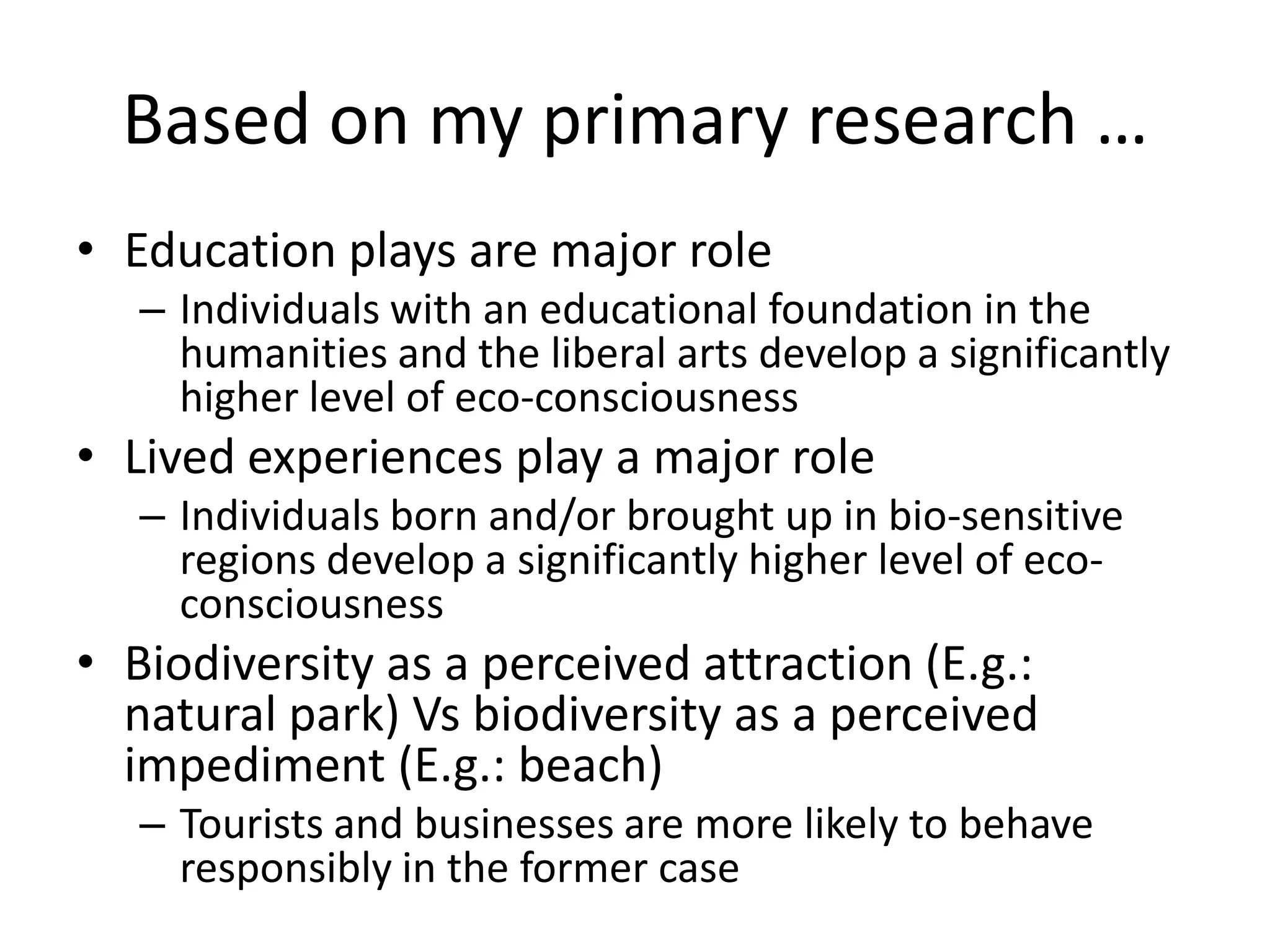 Tourism and Biodiversity | PPTX