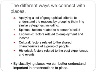 Year 9 Connecting People with Place - Tourism Focus | PPTX