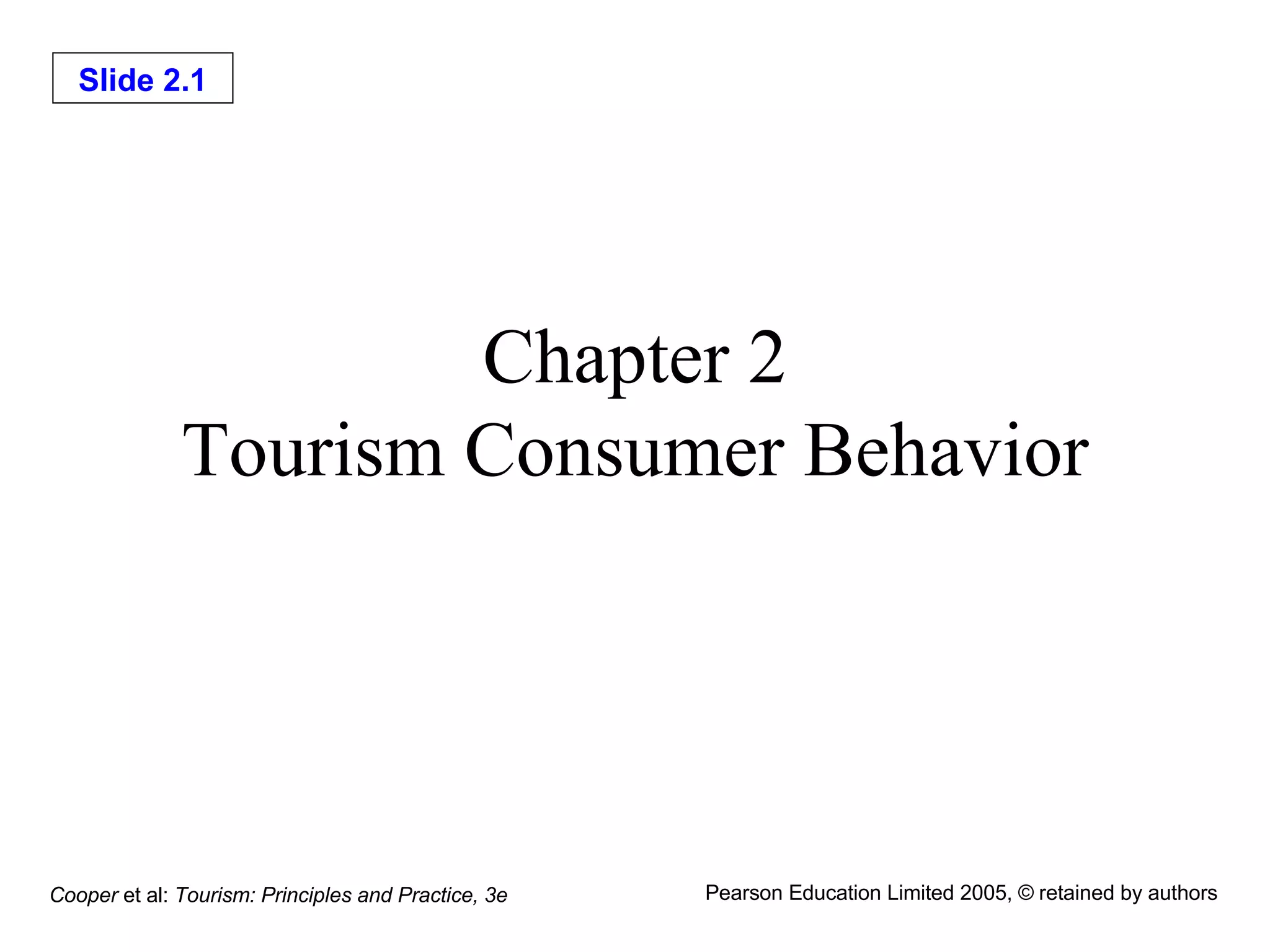 tourism consumer behavior | PPT