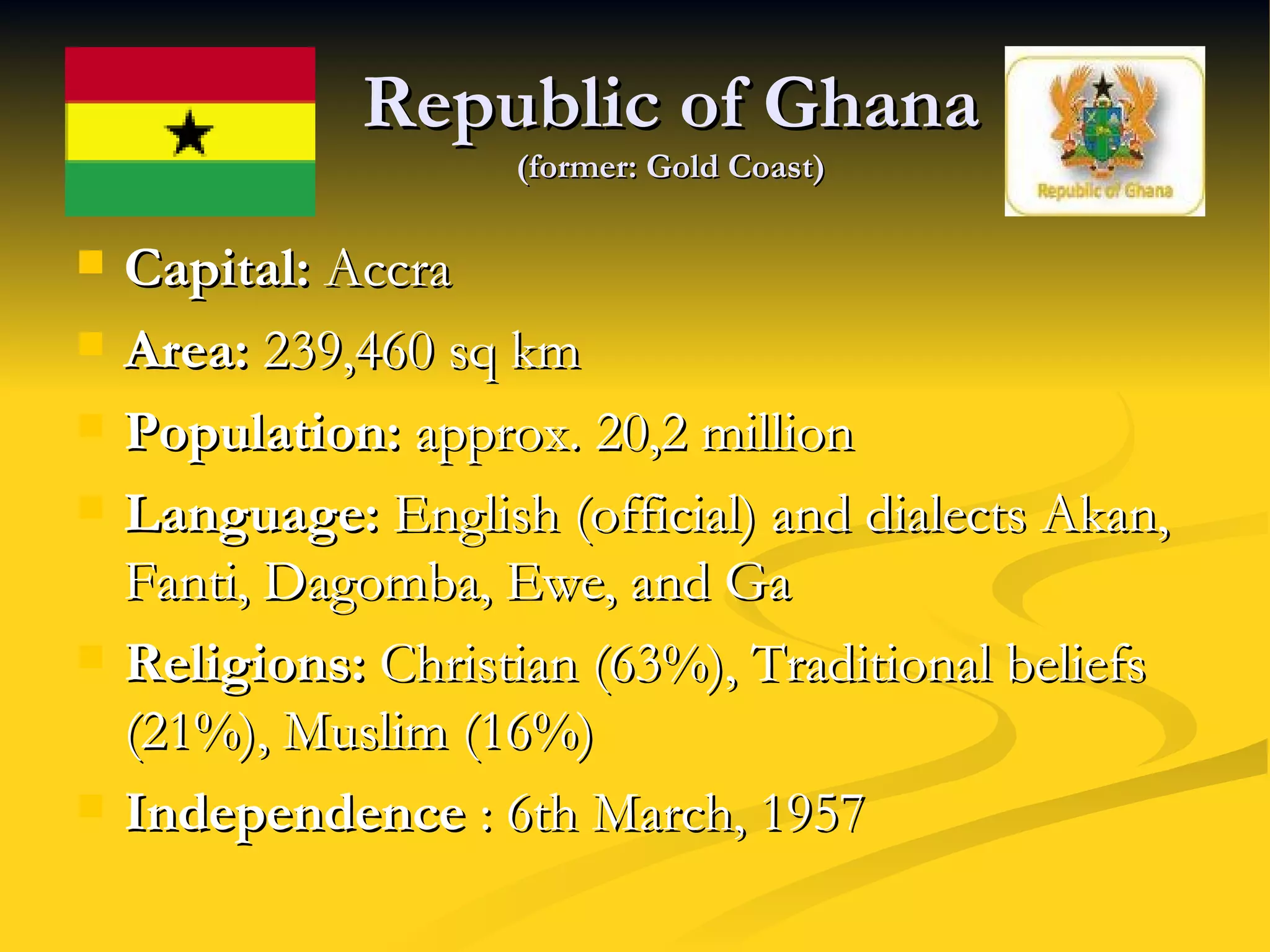 Tourism In Ghana | PPT