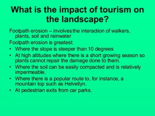 Tourism In Lake District | PPT | Travel Locations | Travel