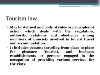 TRM14 - Tourism Law | PPTX