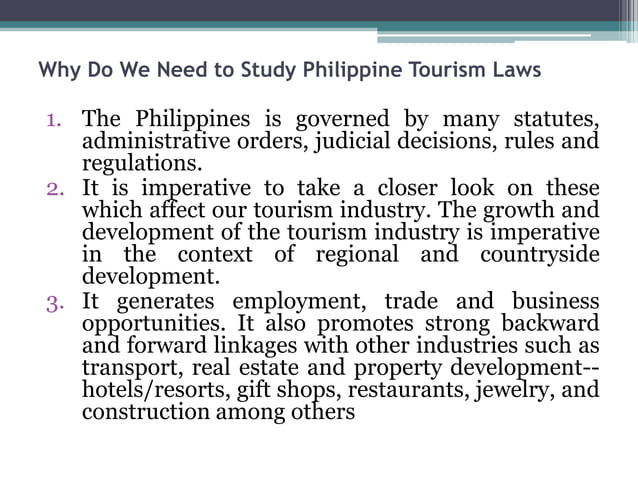 TRM14 - Tourism Law | PPTX