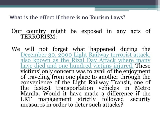 TRM14 - Tourism Law | PPTX