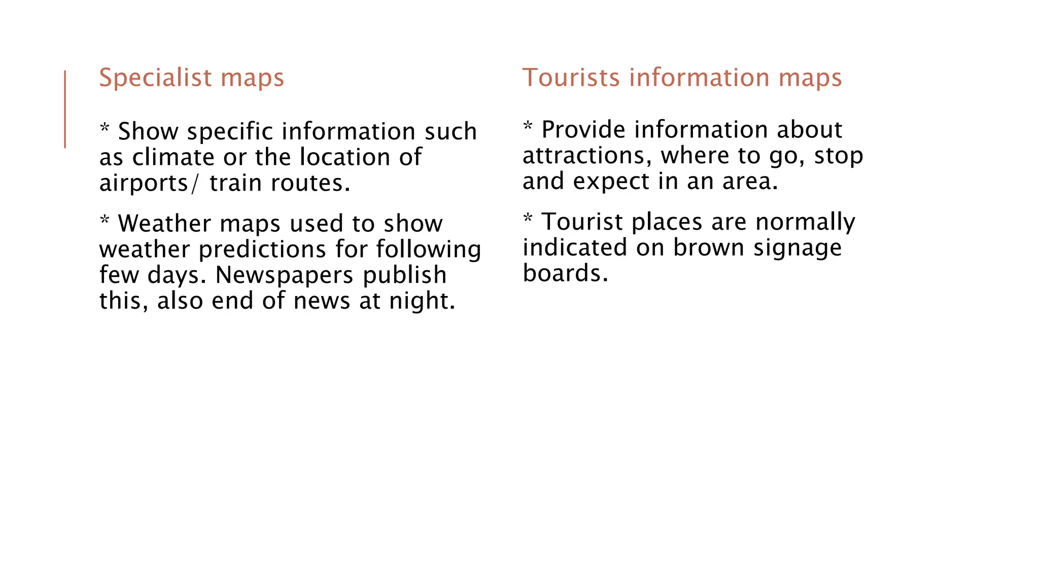 Tourism -Map terminology and map symbols.pptx