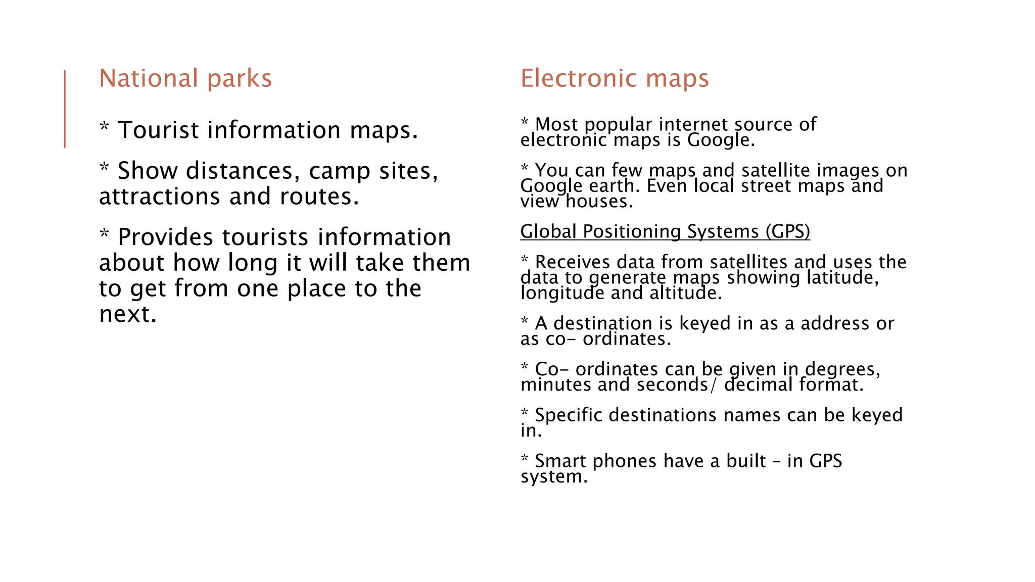 Tourism -Map terminology and map symbols.pptx