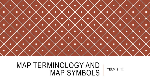Tourism -Map terminology and map symbols.pptx | Travel Preparation and ...