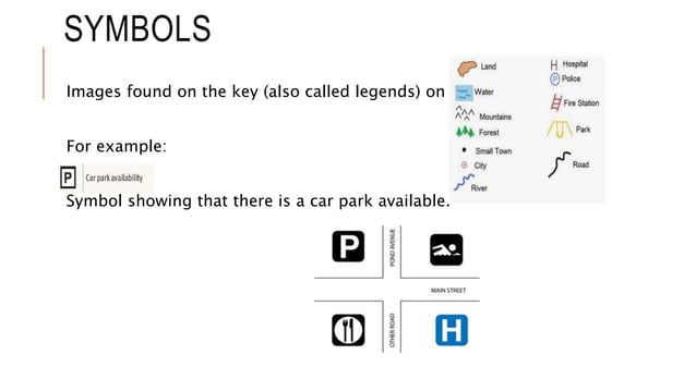 Tourism -Map terminology and map symbols.pptx | Travel Preparation and ...