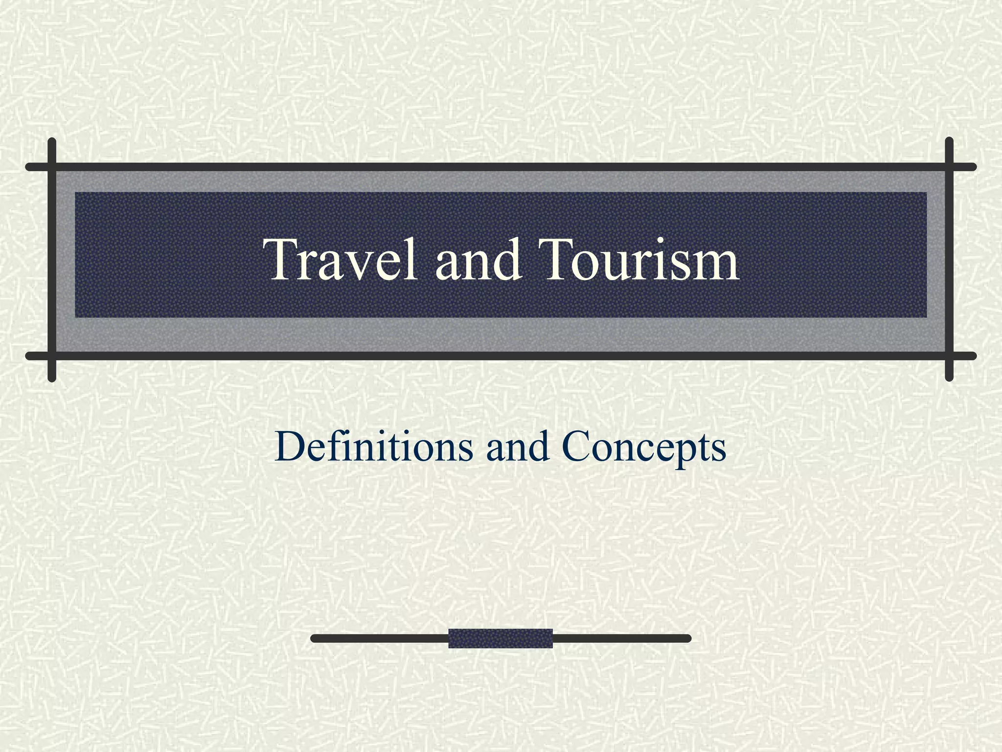 Tourism | PPT