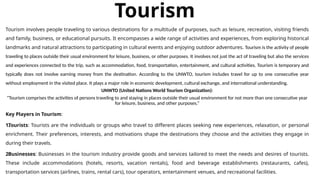 Introduction to TourismIntroduction to Tourism | PPT