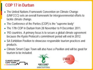 Tourism and climate change | PPT