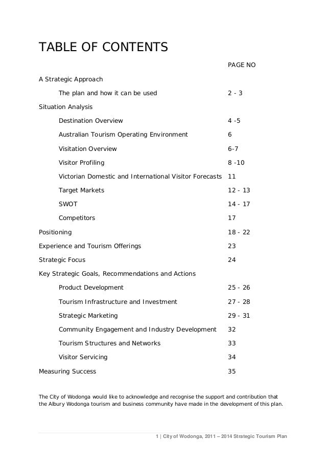 STRATEGIC DESTINATION MARKETING AND DEVELOPMENT PLAN
