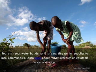 Tourism and water: Protecting our common future | PPTX