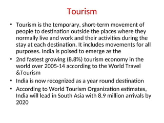 Tourism an overview and in the education department.ppt