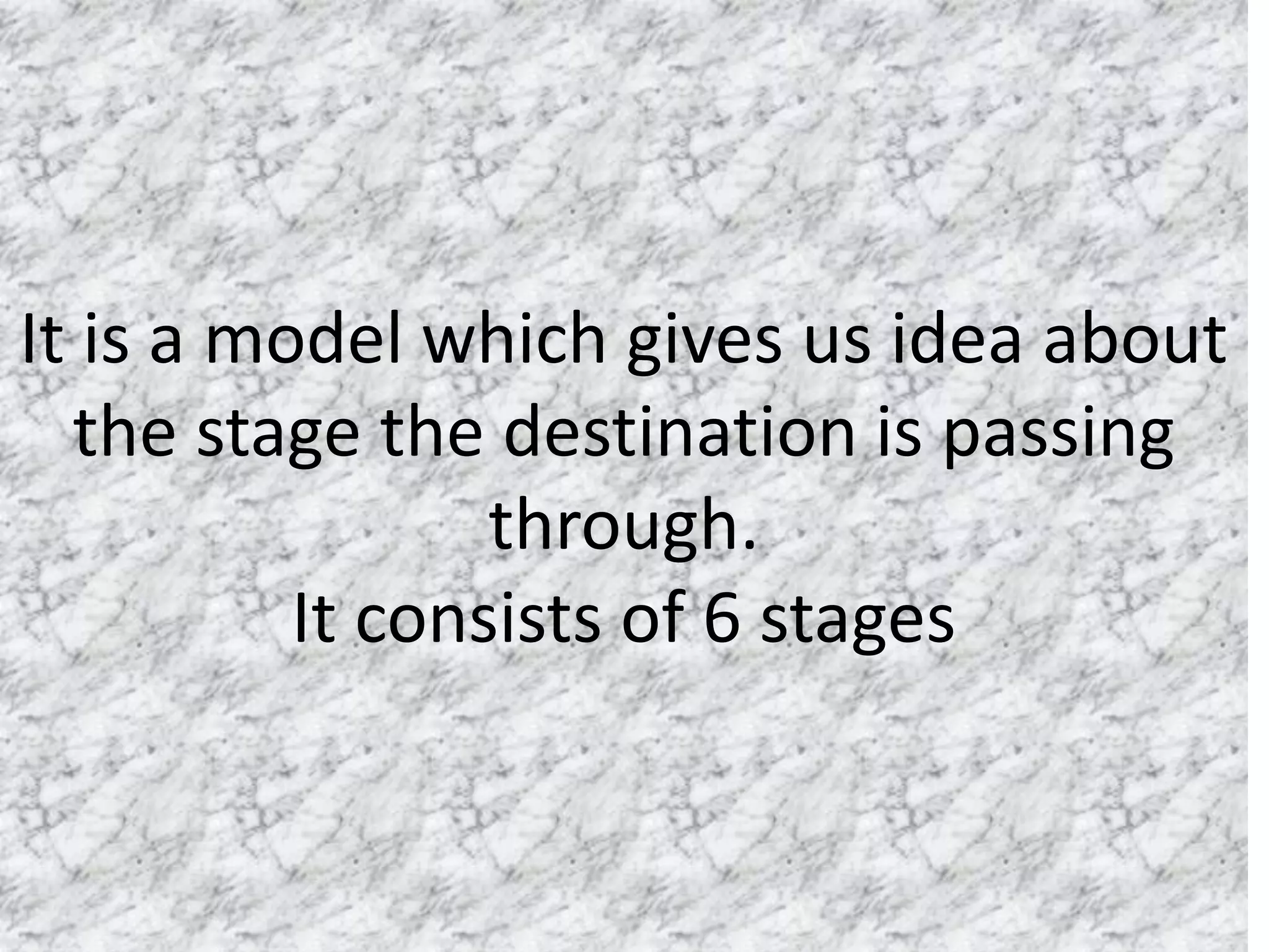 Tourism area or destination life cycle | PPTX