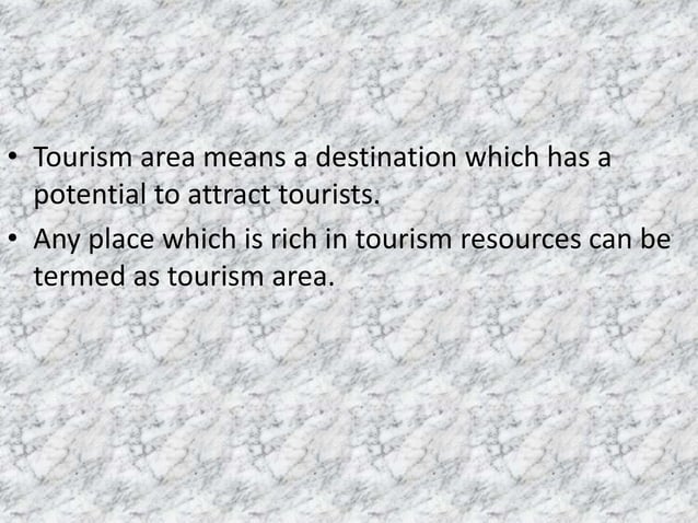 Tourism area or destination life cycle | PPTX