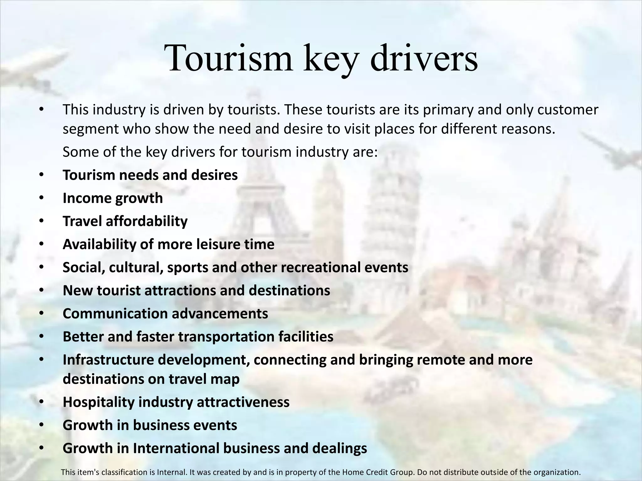 Tourism as a industry | PPT