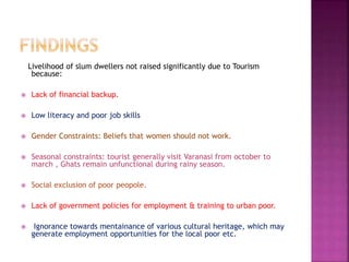 Tourism as a means of livelihood | PPTX | Asia Travel | Travel Locations