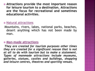 Tourism attractions | PPTX