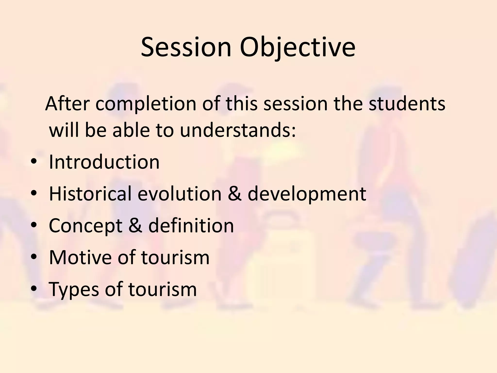 Tourism a worldwide phenomenon | PPT