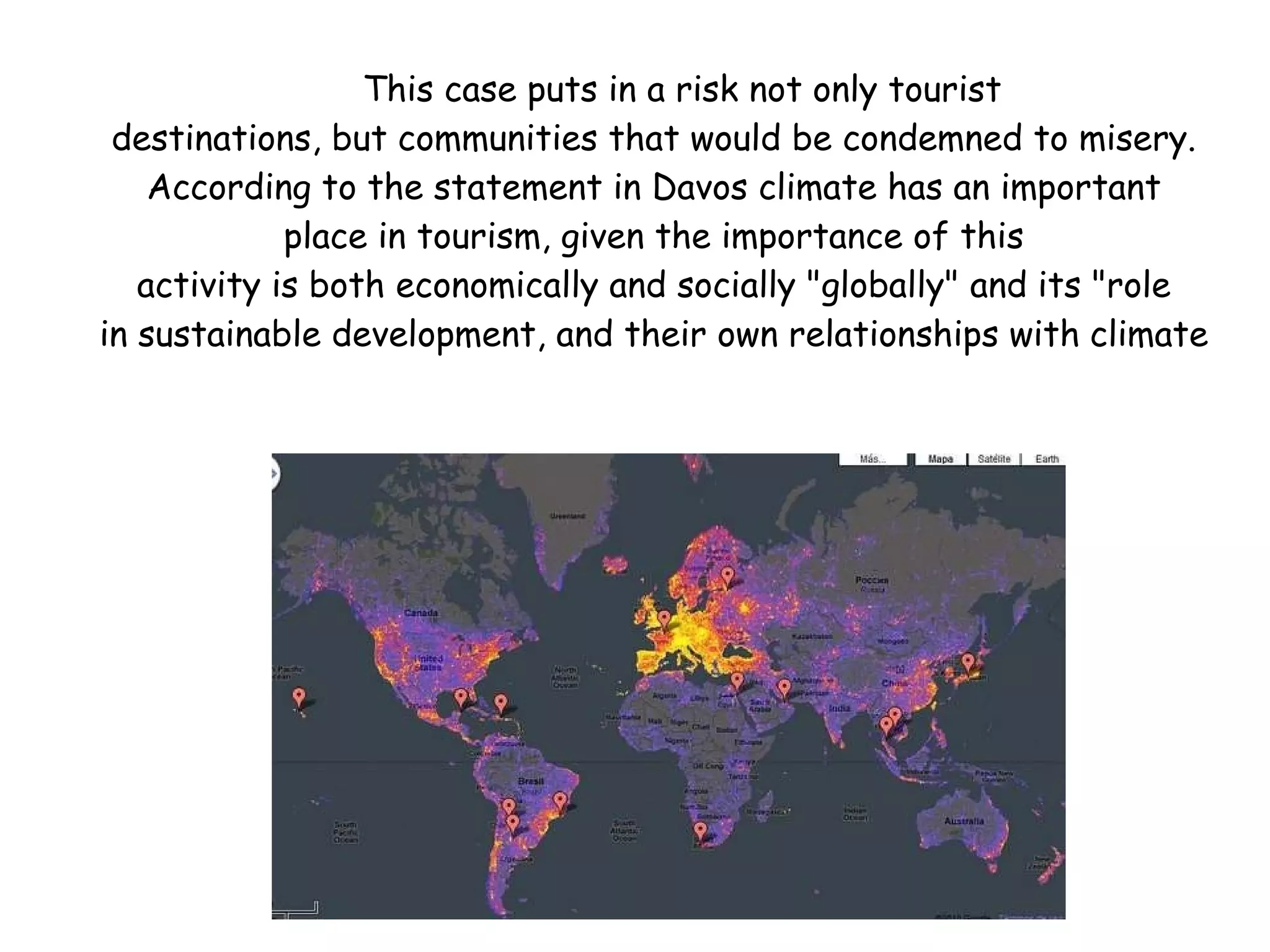 Tourism & climate change | PPT